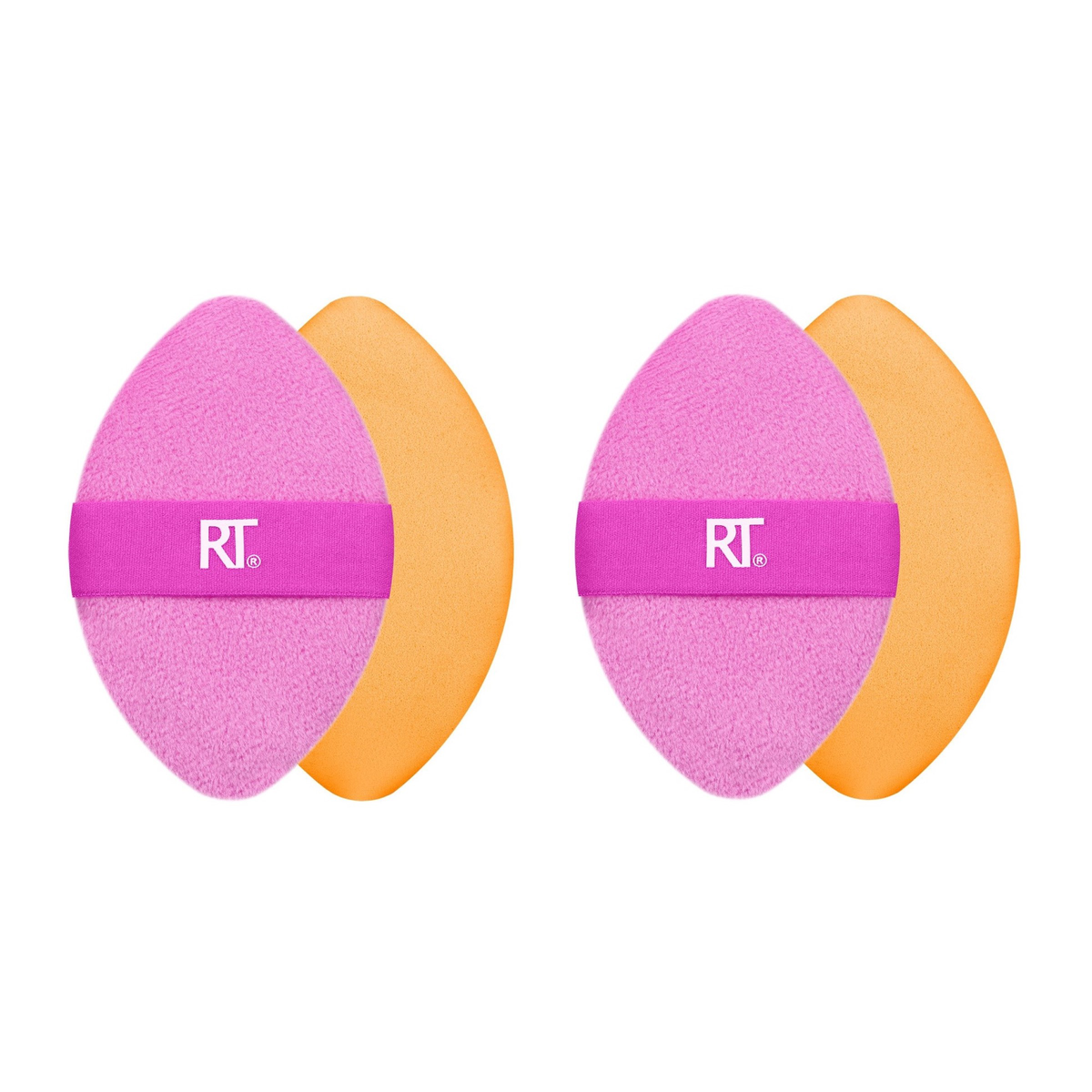 Real Techniques Miracle 2-In-1 Powder Puff, Dual-Sided Makeup Blending ...