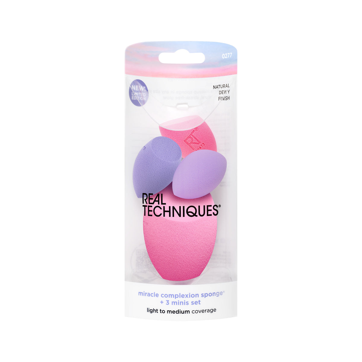 Real Techniques Sunrise To Sunset Miracle Complexion Sponge + 3 Minis ...