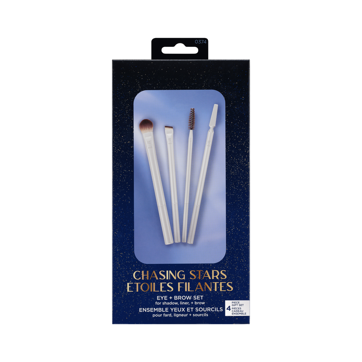 Real Techniques Chasing Stars Eye + Brow Kit, 4 Piece Limited Edition ...