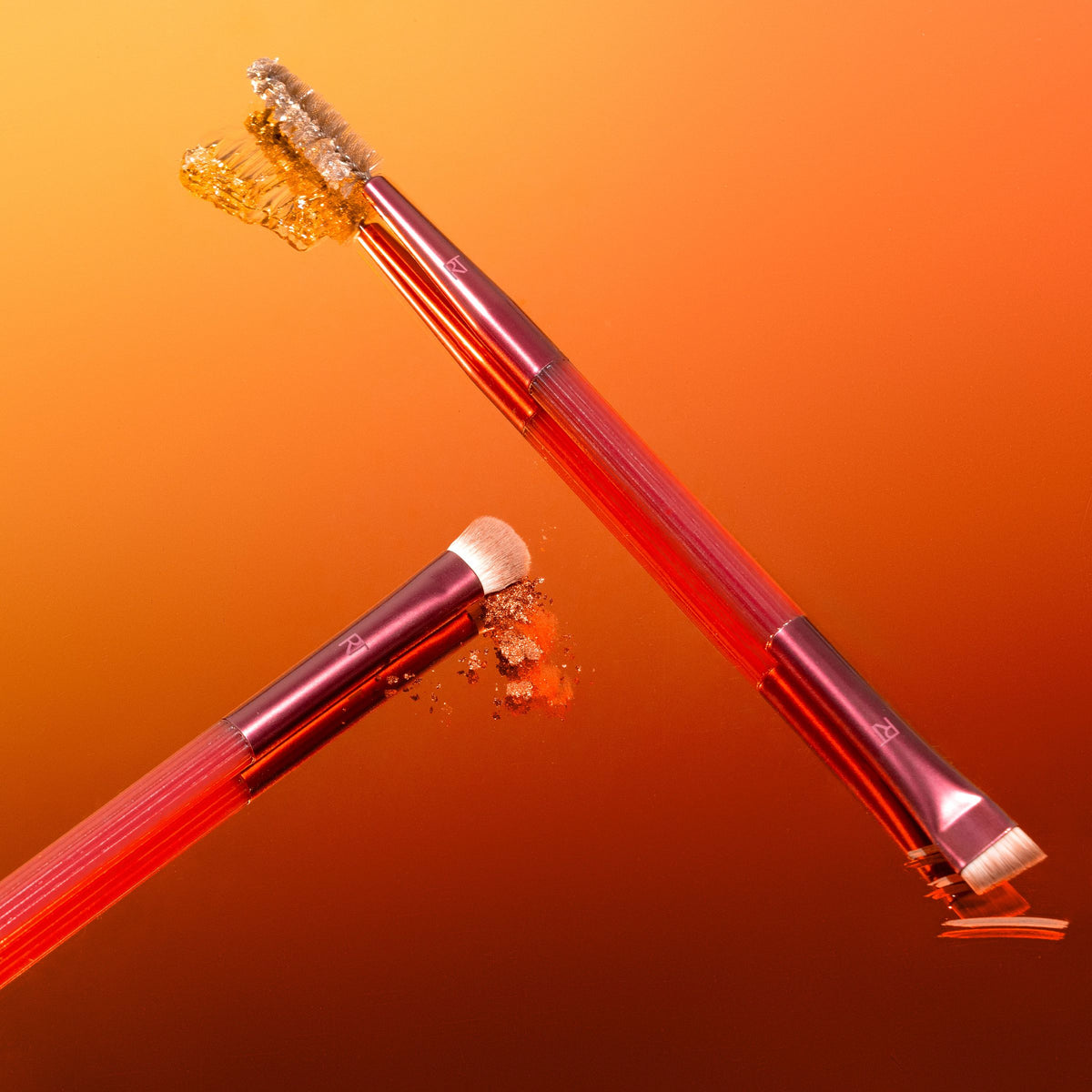 Real Techniques Solar Power Smolder Eye + Brow Duo, 2 Count ...