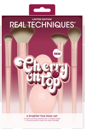 Real Techniques Cherry On Top A Brighter Hue Base Kit, 6 Piece Set ...